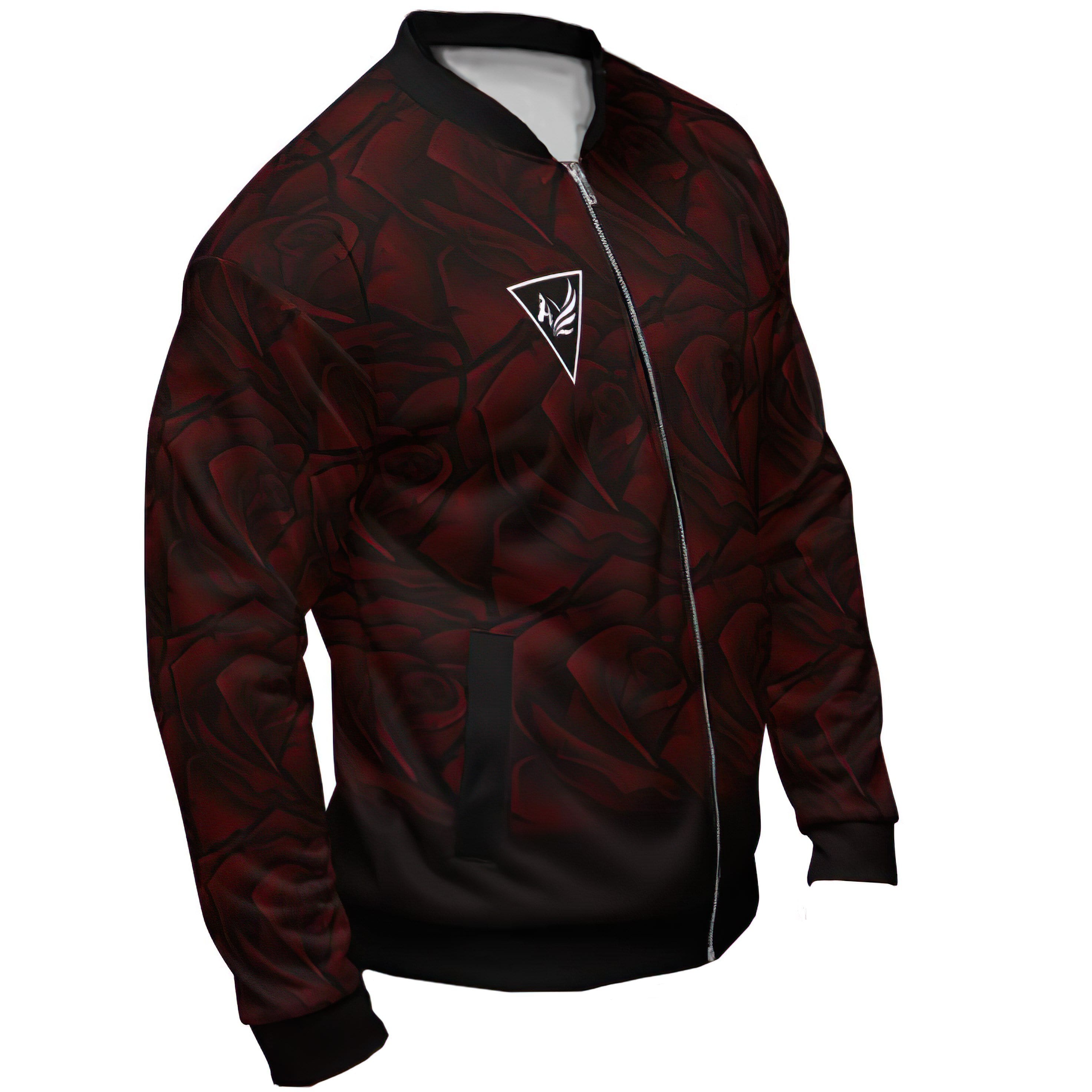 Red rose Jacket | Bomber Jacket for Women | Jackets for Men – Black Asus
